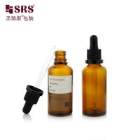 China Empty Essential Oil Glass Bottle With Tamper‑Evident Dropper Cap Cosmetic Packaging Parts for sale