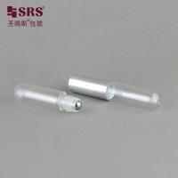China 5ml+5ml Round Head 2 In 1 Dual Tube Glass Roll On Bottle Double-ended Roller Bottle For Cuticle Oil Essential Oil for sale