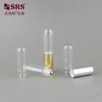 China 5ml+5ml Round Head 2 In 1 Dual Tube Glass Roll On Bottle Double-ended Roller Bottle For Cuticle Oil Essential Oil for sale