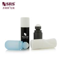 China Factory Supply 50ml 60ml 90ml Roller Bottle, Empty Deodorant Roll-on Bottle With Double Layer Childproof Cap Custom Logo for sale
