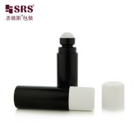 China 90ml Plastic Roll On Bottle, Deodorant Roller Bottle With Double Layer Child Resistant Cap, Optional Jade Steel Plastic Glass Balls for sale