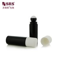 China 90ml Plastic Roll On Bottle, Deodorant Roller Bottle With Double Layer Child Resistant Cap, Optional Jade Steel Plastic Glass Balls for sale