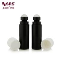 China 90ml Plastic Roll On Bottle, Deodorant Roller Bottle With Double Layer Child Resistant Cap, Optional Jade Steel Plastic Glass Balls for sale