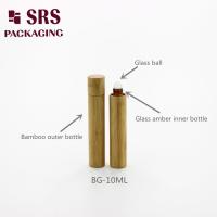 China BBLP-10ml Customized Inner Glass Bamboo Roll On Bottle For Variety Of Sizes Packaging for sale
