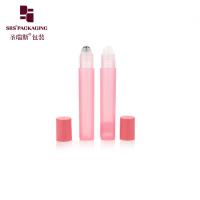 China 15ml Colorful Roll On Bottle with Steel Ball for Sample Application for sale