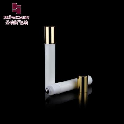 China 15ml Steel Ball Roll On Bottle with Aluminum Cap and Customizable Color PP Injection Technology for sale