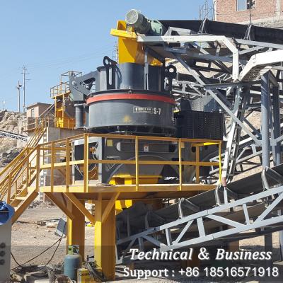 China High Capacity Artificial Sand Making Machine , 5mm VSI Sand Crusher Machine for sale