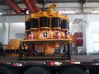 China Rock Spring Cone Crusher Short Head 4.25FT Horizontal Axis For Gold Recovery for sale