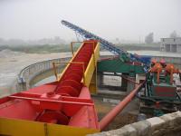 China Low Noise Single Spiral Sand Washing Machine Screw Type Fine Material Washer for sale