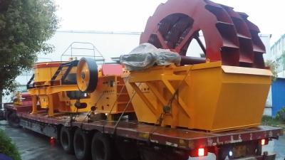 China Wheel Sand Washing Machine Reliable Structure , Bucket Wheel Sand Washer for sale