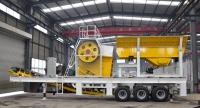 China Tire Mobile Crusher Plant Stone Jaw Crushing Plant For Quarry Mine Construction for sale