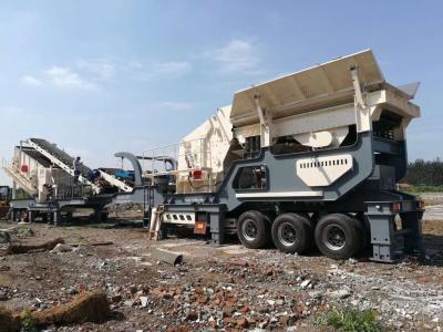 China Wheel Mounted Mobile Crusher Plant 200t/H Portable Stone Crusher Machine for sale