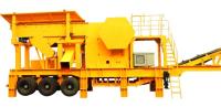 China Wheel Mounted Mobile Crusher Plant 200t/H Portable Stone Crusher Machine for sale