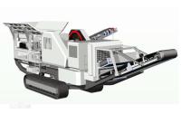 China Tracked Crawler Mobile Stone Crusher Machine , Stone Impact Crusher Station for sale