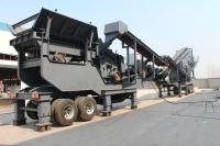 China Portable Wheel Limestone Crushing Plant Gold Recovery Movable Stone Crusher for sale