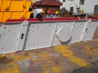 China Double Deck Vibrating Screen Machine Vibratory Feeder For Aggregates Separating for sale