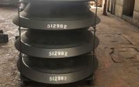 China Manganese 18% Stone Crusher Parts Mantle And Concave  Crusher Worn Parts for sale
