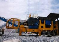 China Quarry Stone Mobile Crusher Plant Tracked Wheel Mounted Energy Efficient for sale