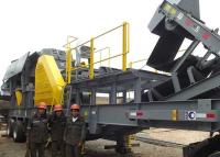 China Quarry Stone Mobile Crusher Plant Tracked Wheel Mounted Energy Efficient for sale