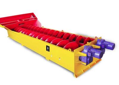 China 80 TPH Aggregate Sand Washing Equipment , Less Wastage Screw Sand Washer for sale
