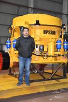 China Yellow Hydraulic Stone Cone Crusher Machine Multi Cylinder Minyu Type MSP300 for sale