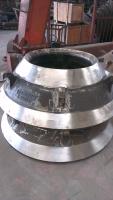 China Minyu MCC1300 Stone Crusher Parts Mantle And Concave High Manganse Mn13 Mn18 Mn22 for sale