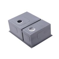 China Kitchen Sink Handmade Sink Stainless Steel Undermount Double Bowls Sink for sale