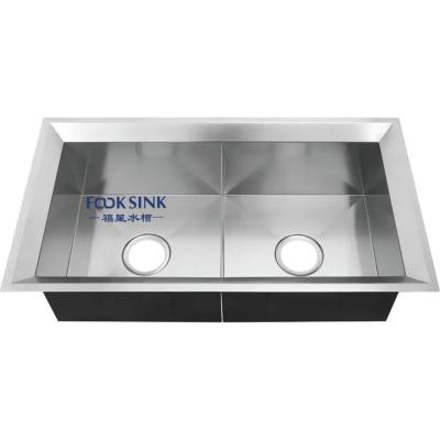 China Manufacturer Rectangular Stainless Steel Sinks For Kitchen And Bathroom Handmade for sale
