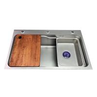 China Factory Send Durable Stainless Steel Handmade Sink Topmount Pressed Drawn Vietnam China Sink for sale