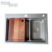 China Factory Send Durable Stainless Steel Handmade Sink Topmount Pressed Drawn Vietnam China Sink for sale