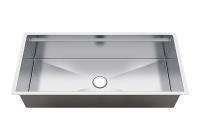China FOOK SINK Handmade Underment 304 Stainless Steel Signle Bowl Kitchen Sink with Ledge for sale