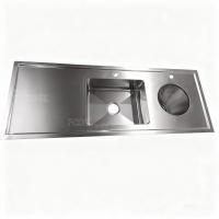 China Hospital Medical 304 316 Stainless Steel Surgical Sink Hygienic Double Bowl Design Sluice Sink Feature Faucet Included for sale