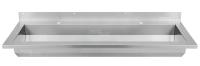 China Durable Stainless Steel Laundry Wash Trough Suitable for Commercial Laundry Facilities and Industrial Cleaning Needs for sale