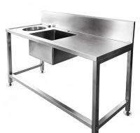 China Professional Product 304 Stainless Steel Medical Sinks 316 Sluice Hopper Sink For Hospital Lab Commercial Clinic Free Standing Sink Hand Washing Basin for sale