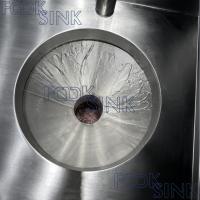 China Professional Product 304 Stainless Steel Medical Sinks 316 Sluice Hopper Sink For Hospital Lab Commercial Clinic Free Standing Sink Hand Washing Basin for sale