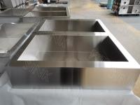 China Modern 33''X21''x10'' Farm 304 Stainless Steel Sink For The Kitchen Farmhouse Apron Sink Pvd Golden Scratch-Resistant Handmade Kitchen Sinks for sale