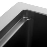 China Luxury Modern Top mount Black 304 Stainless Steel Sink 1.2/1.5mm thick Handmade Ledge Kitchen Sink brushed finish Undermount Workstation Sinks With Accessories for sale