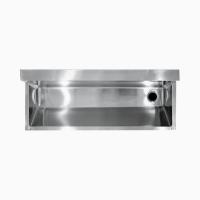 China Commercial 304 316 Stainless Steel Sink For Hospital Surgical Sink With Splash Plate Outdoor Hand Washing Lavamanos Quirurgico Acero 316 for sale