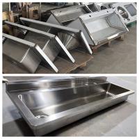 China Customized Size Wall Mounted Surgical Sinks For Hospital School Hand Washing Factory Price Commercial Stainless Steel Sink Wandwaschbecken Edelstahl for sale