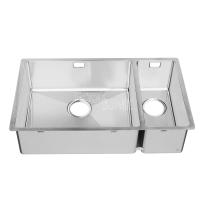 China New Design 16/18Gauge 29''X20''Inch Double Bowl Kitchen Sinks Stainless Steel Pvd Golden Sink Basins Smart Sink For Apartment Popular USA & Canada Fregadero De Cocina for sale