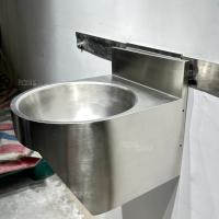 China Factory 304 Stainless Steel Handmade Sinks School Outdoor Wall Mount Wash Basins Trough Lavatory Hand Washing Hand Brushed Surface Custom wash trough for sale