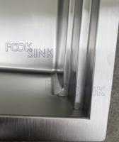 China Commercial Long 40/50inch Handmade Stainless Steel Kitchen Sink Set Undermount Single & Double Bowl Workstation Sink Brushed Surface for sale
