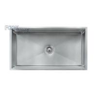China Factory Handmade Workstation Ledge Kitchen Sink For Apartment Bar 304 Stainless Steel 16/18 Gauge Undermount Kitchen Sink Home Wash Food Baisns for sale