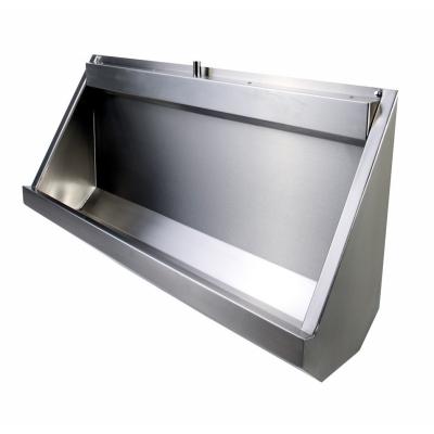 China Professional Production Of 304 Stainless Steel Urinal Factory School Customizable Sizes Urinal For Sports Venues Men'S Metal Public Toilet Equipment for sale