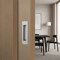 China High Quality Sliding Door Flush Pull Handles Stainless Steel 304 Custom Size Brushed Face Suitable For Door And Drawer Handles, Scratch Resistant for sale