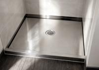 China High Quality Square Bathroom Tray For Apartment Hotel Rv Portable American And European Standards 304 Stainless Steel Shower Base for sale