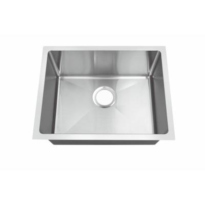 China Multifunction Soundproof Undermount 304 Stainless Steel Kitchen Sinks Custom Handmade Square single bowl Utility Sinks Fregaderos De Cocina for sale