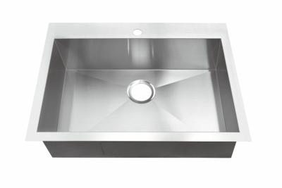 China Modern Design Above Counter Top Kitchen Sinks Wholesale Rectangular Nano Black 304 Stainless Steel Sinks for sale