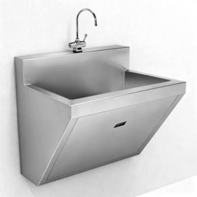 China Commercial 304 316 Stainless Steel Sink For Hospital Surgical Sink With Splash Plate Outdoor Hand Washing Lavamanos Quirurgico Acero 316 for sale