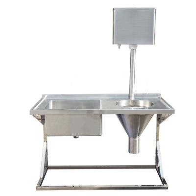 China high quailty Hospital Hand Wash Freestanding Sluice Hopper Sink With Cistern Hot Sale Durable 304/316 Hospital Sink In Africa for sale